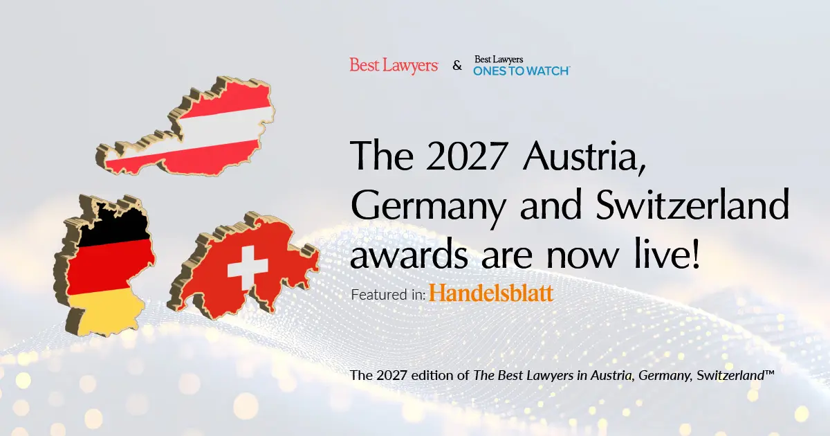 2027 Best Lawyers Awards in Austria, Germany and Switzerland