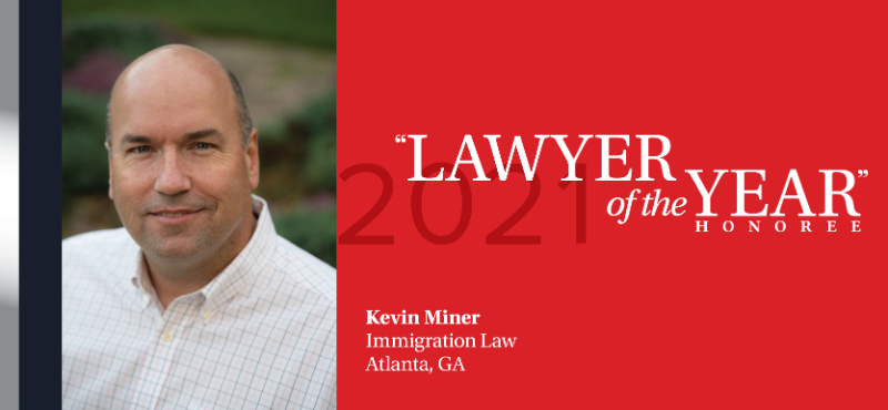Kevin Miner Atlanta 2021 Lawyer of the Year
